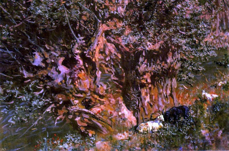 Antonio Munoz Degrain El Arbol Centenario Oil Painting ...