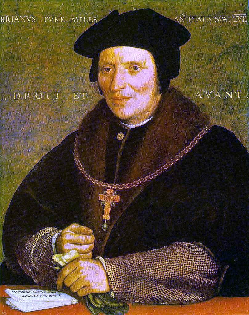 The Younger Hans Holbein Sir Brian Tuke Oil Painting ...