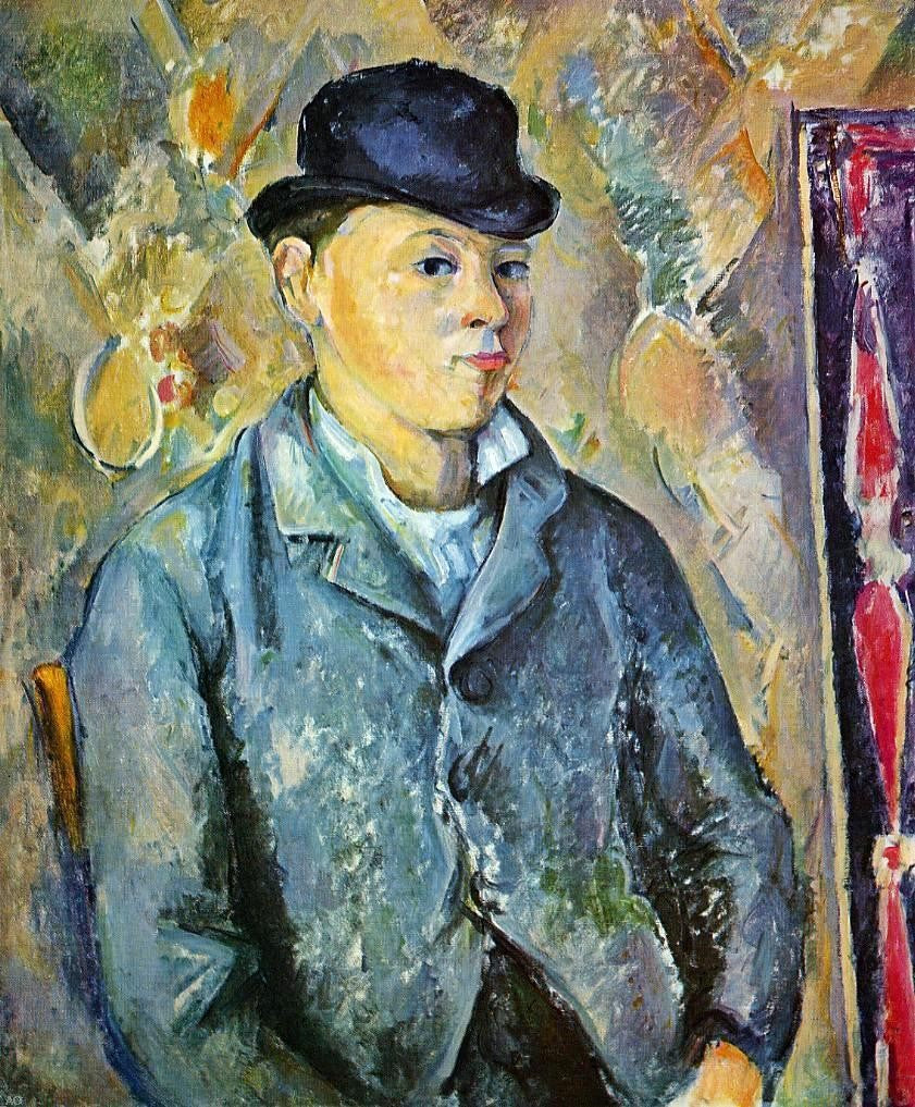 Paul Cezanne Portrait of the Artist's Son, Paul Oil Painting ...