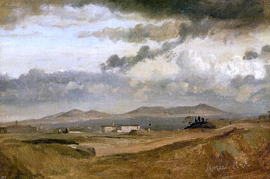 Jean-Baptiste-Camille Corot Rome - The Convent of Sant'Onofrio, on the ...