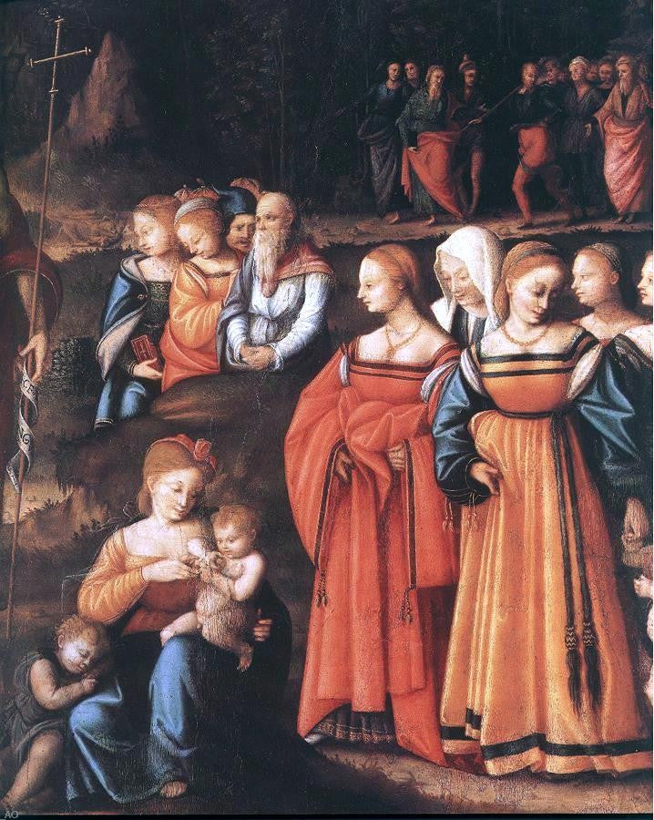 II Francesco Ubertini Bacchiacca The Preaching of Saint John the ...