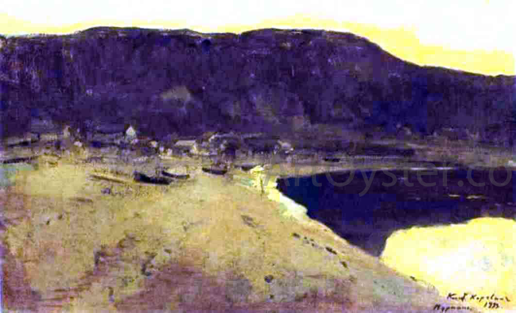 Constantin Alexeevich Korovin The Murman Shore Oil Painting ...