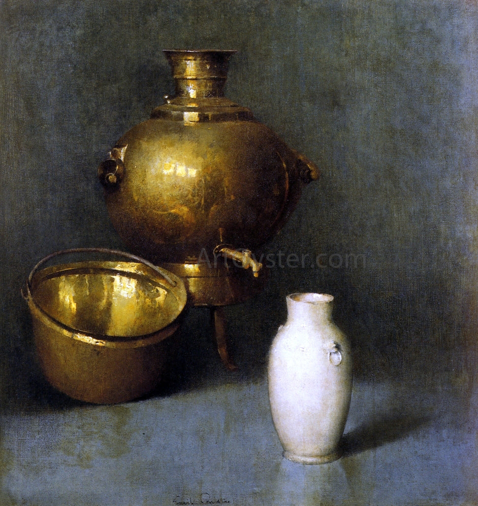 Emil Carlsen The Samovar Oil Painting – OilPaintingsForSale.com